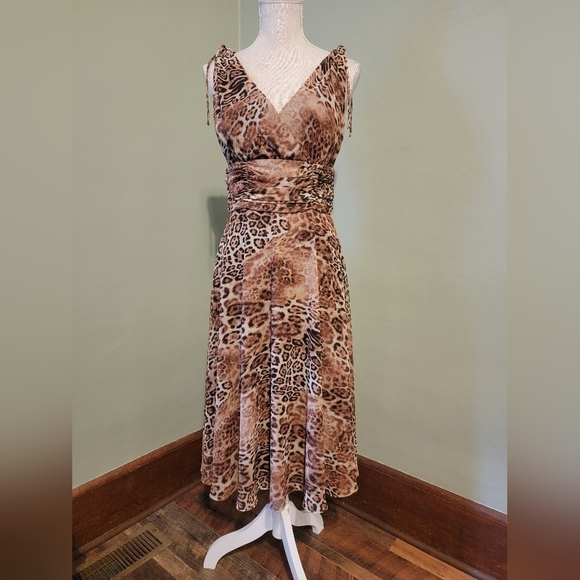 Patra | Dresses | Vintage Patra Animal Print Dress Poly Womans Size 8 ...